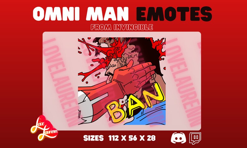 Omni-man Emote Mini-pack INSTANT DOWNLOAD Omni Man / Nolan Grayson ...