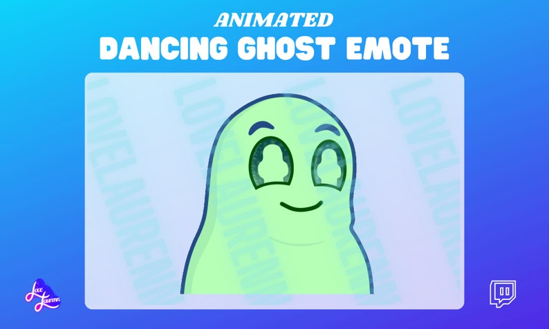 Animated Colorful Dancing GHOST Emote INSTANT DOWNLOAD Ghost / Spooky ...