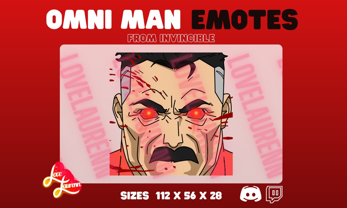 Omni-man Emote Mini-pack INSTANT DOWNLOAD Omni Man / Nolan - Etsy