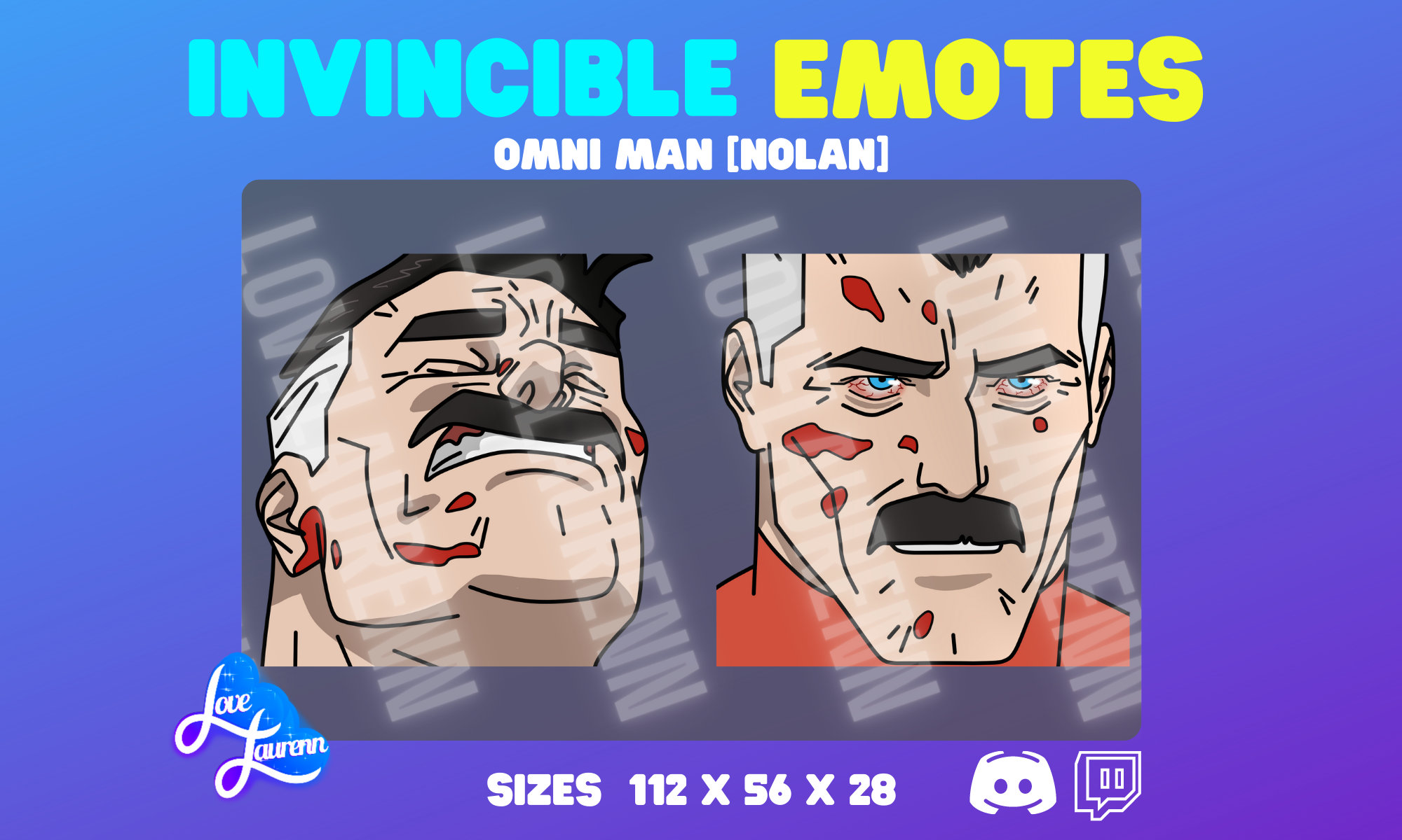 INVINCIBLE Emote Pack INSTANT DOWNLOAD Omni Man nolan Grayson ...