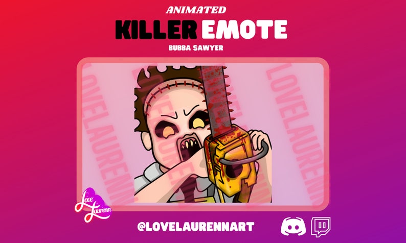 Dead by Daylight Animated Leatherface Emote Single INSTANT DOWNLOAD ...