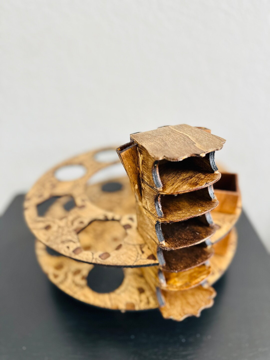 Barber Wood Clipper Holder Clipper Organizer Stand Barber Case Barber ...