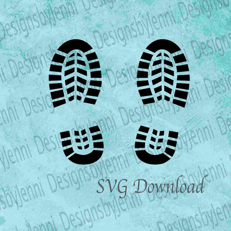 Svg Boot Prints Military - Etsy
