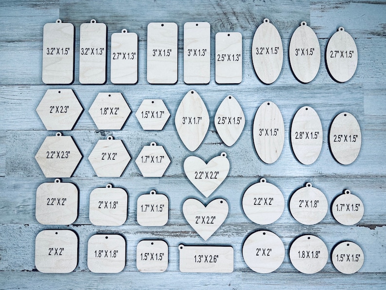 35 Keychain Template Bundle SVG File, Keyring Template Bundle Download ...