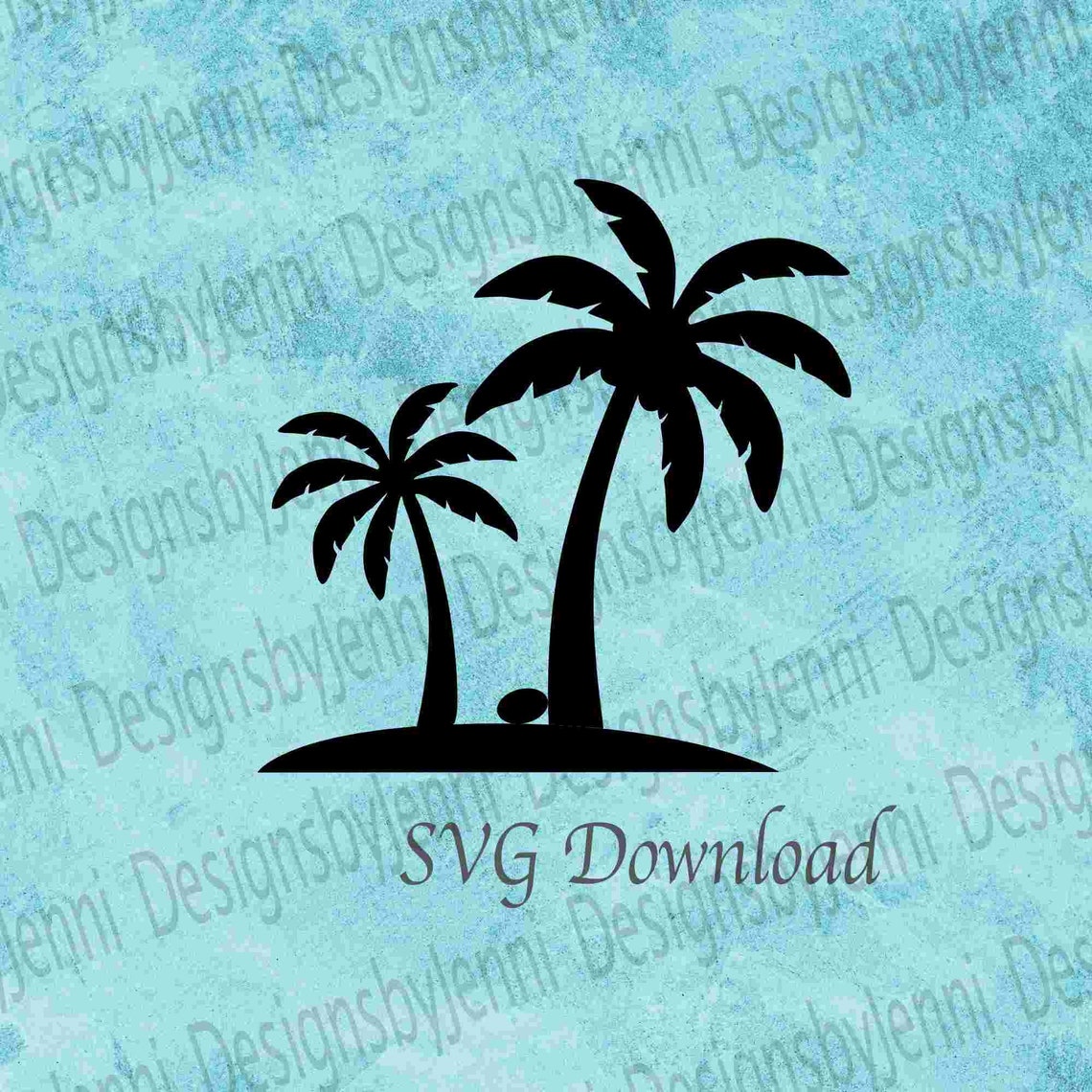 Palm Tree SVG File Instant Download Palm Tree SVG for Cricut | Etsy
