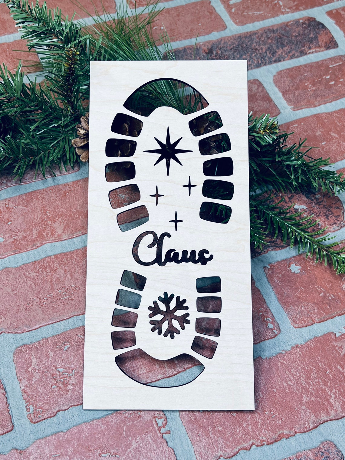 Santa Footprint Digital Download SVG File Santa Footsteps - Etsy