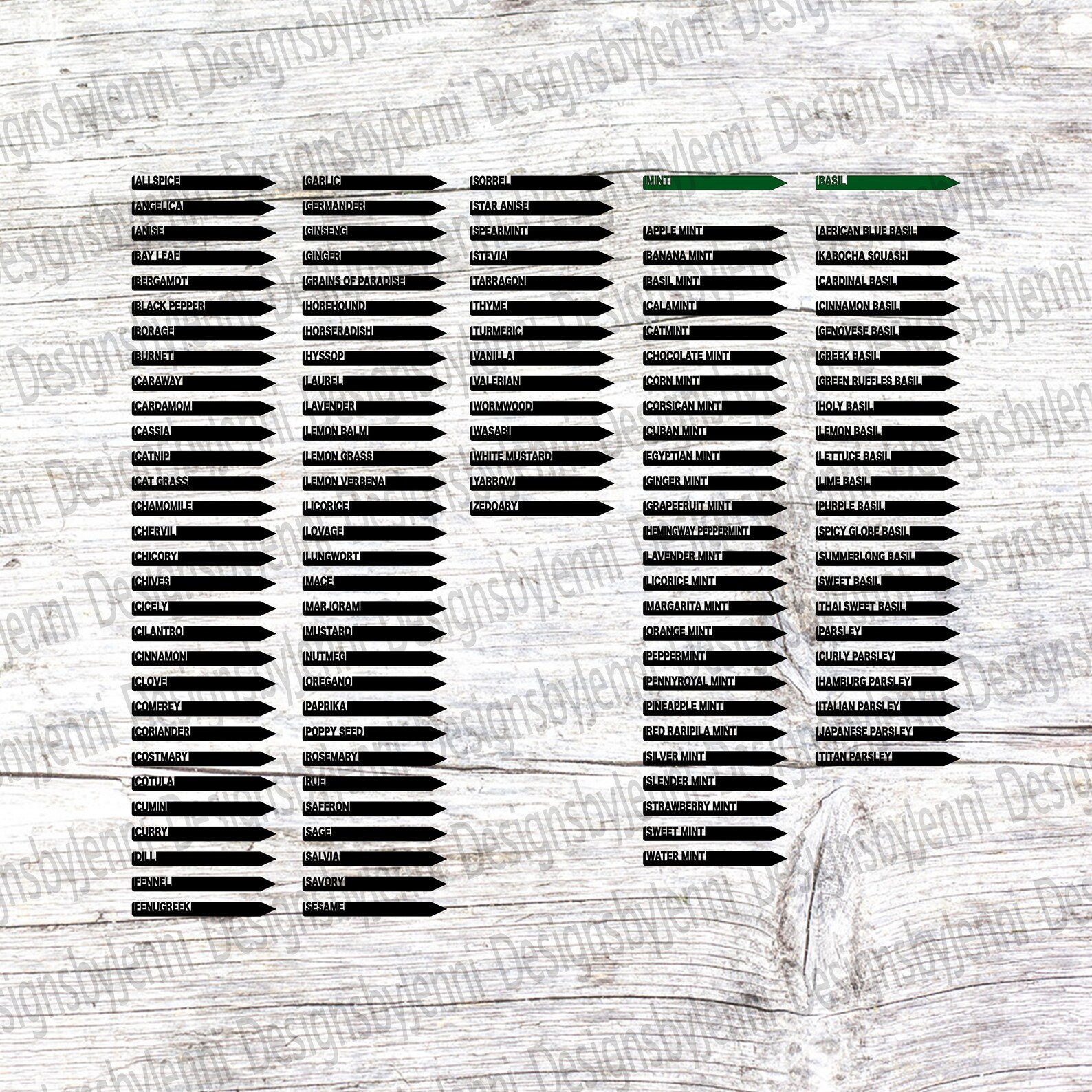 550+ Plant Labels SVG Bundle File, Garden Markers SVG Download, Plant ...