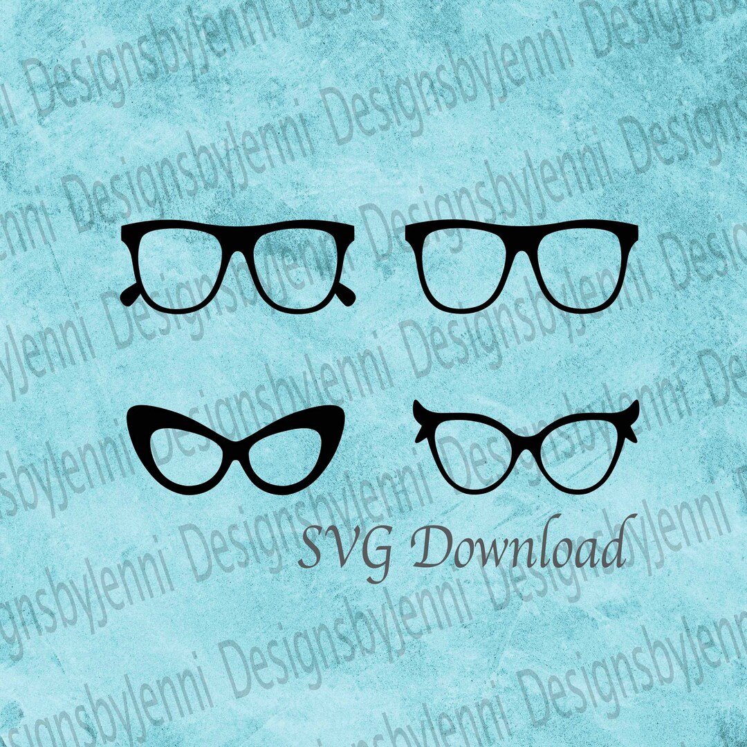 Glasses SVG Bundle File, Eyeglass Frame Bundle SVG File, Glasses ...