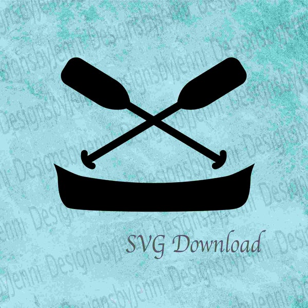 Canoe Svg - Etsy