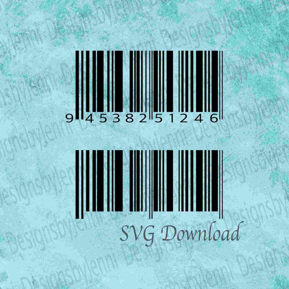 Barcode Bundle SVG File Bar Code Bundle Silhouette SVG | Etsy