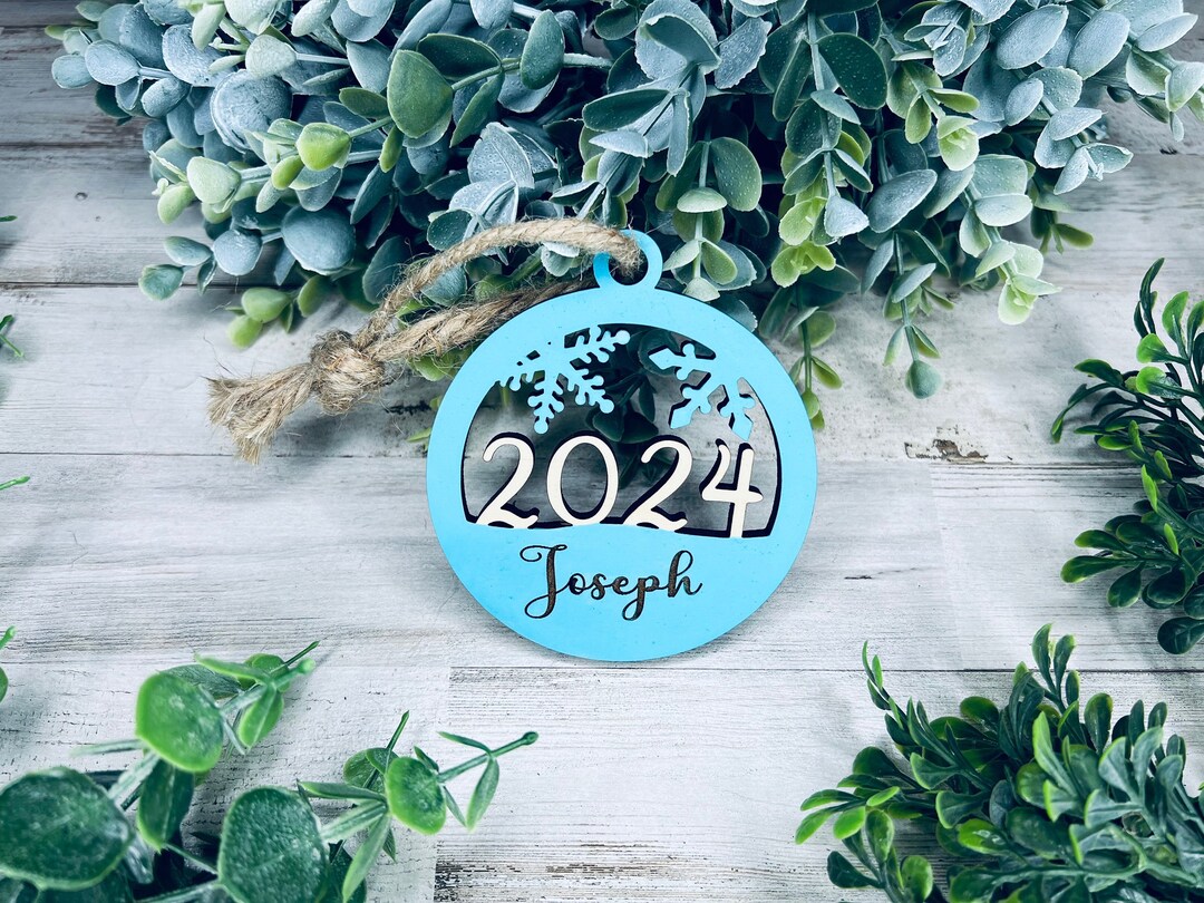2024 Ornament SVG File, Christmas Ornament SVG Digital Download, 2024 ...