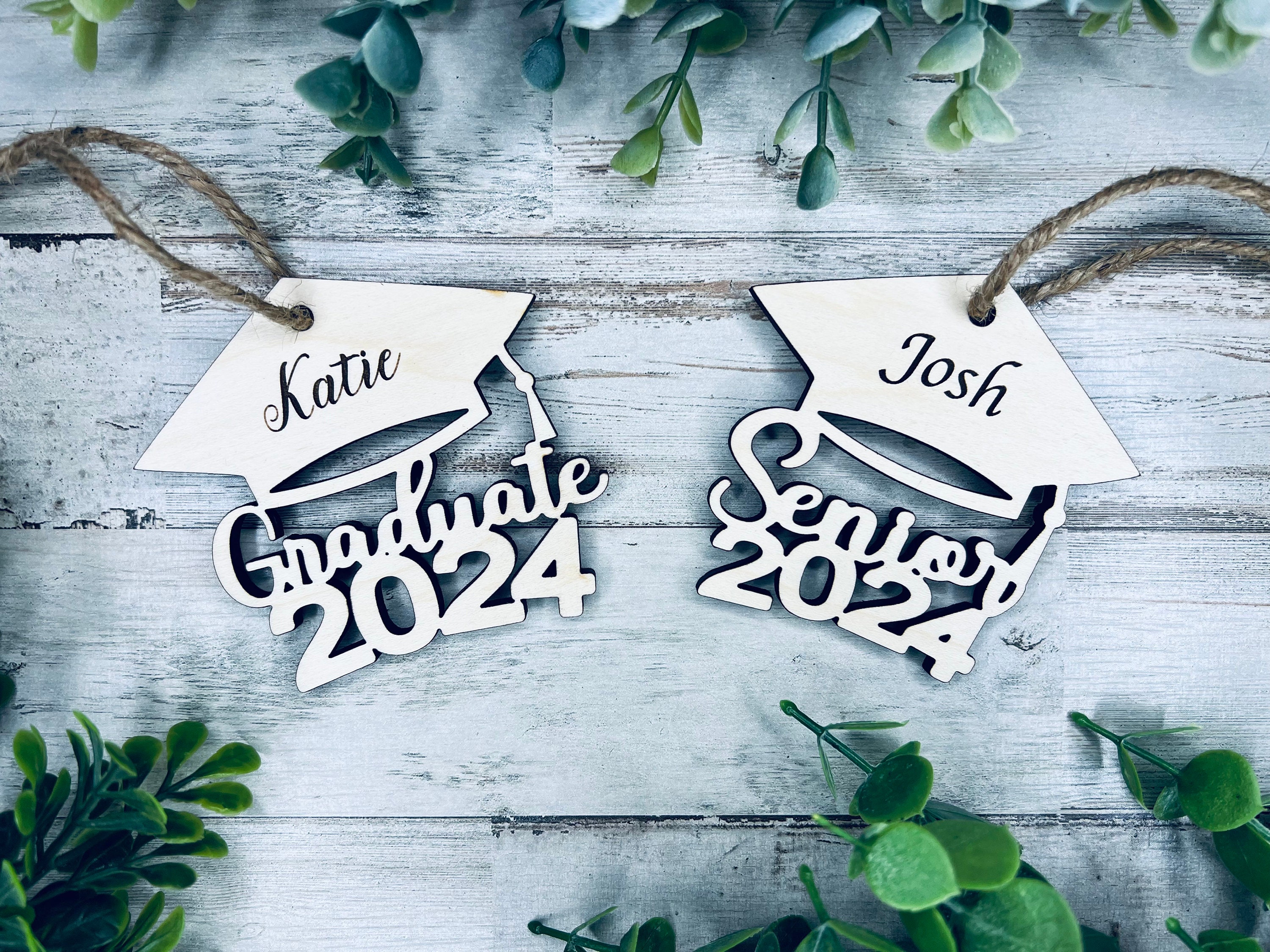 Graduation Gift Tag Bundle SVG File, Personalized Senior 2024 SVG ...