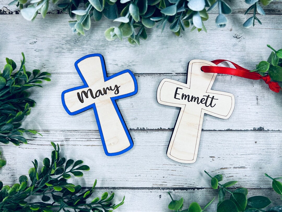 Cross Tag Gift SVG File Download, Cross Wall Art SVG, Religious Decor ...