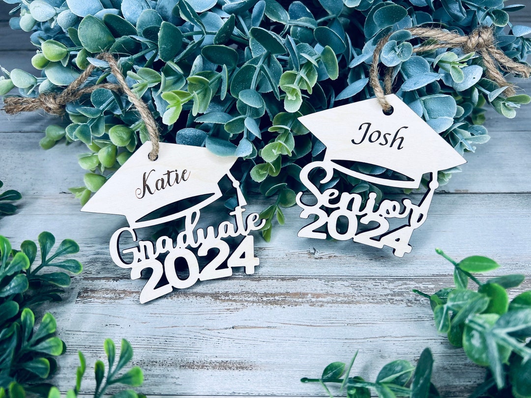 Graduation Gift Tag Bundle SVG File, Personalized Senior 2024 SVG ...