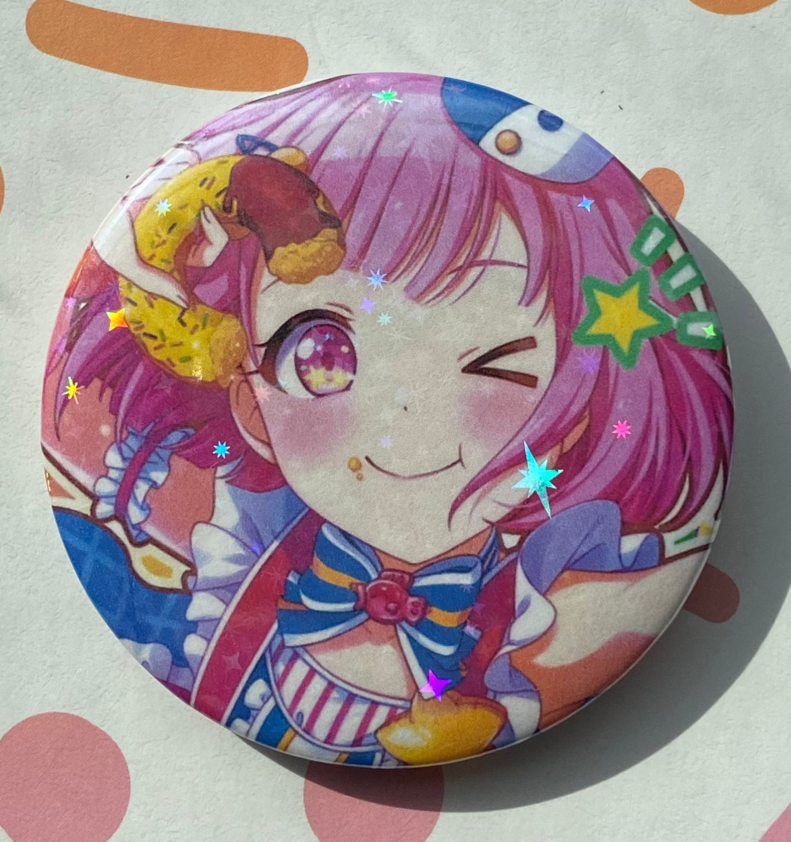 Project Sekai Colorful Stage 2.25in Holographic Character Button Gacha ...
