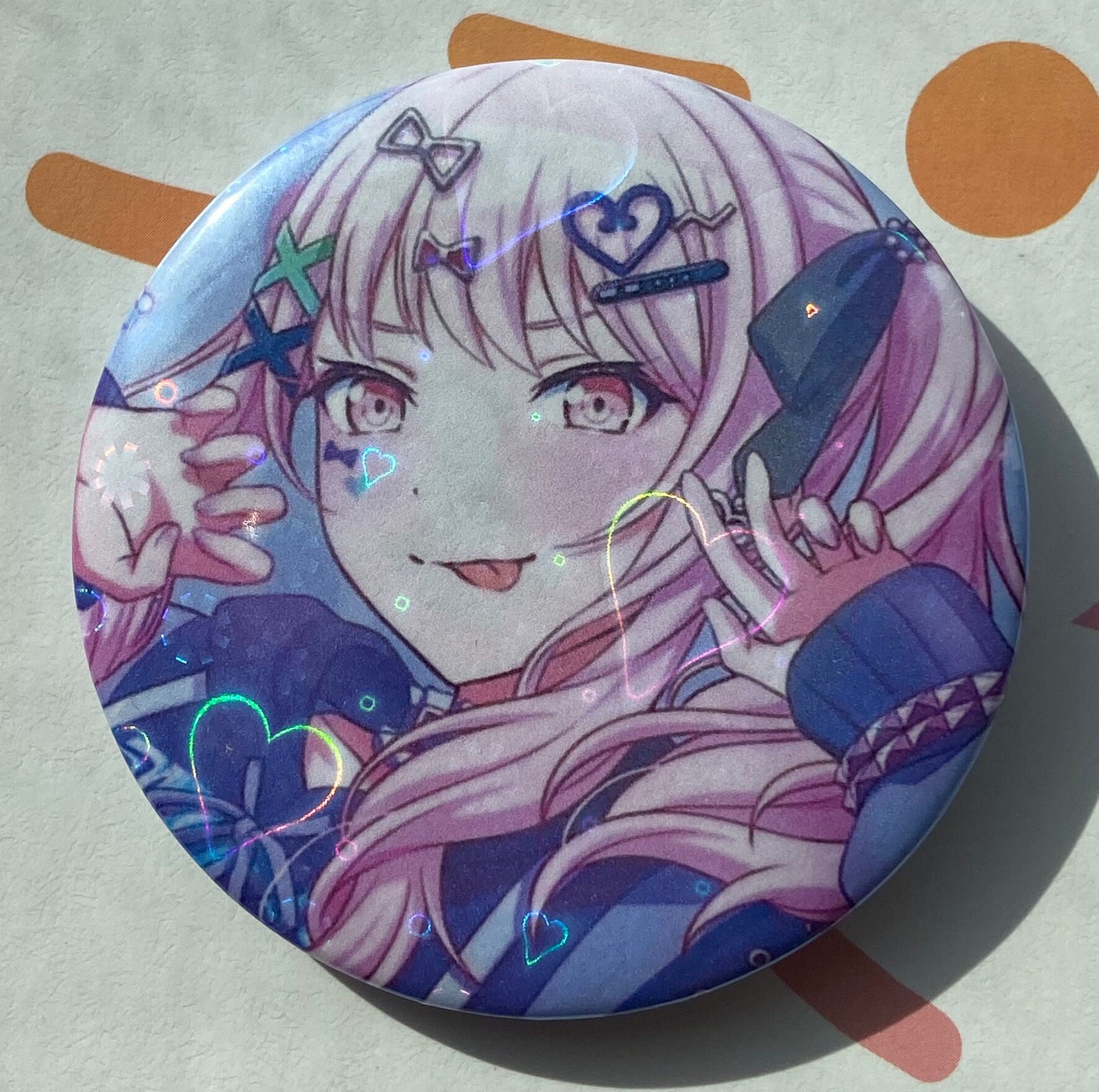 Project Sekai Colorful Stage 2.25in Holographic Character Button Gacha ...