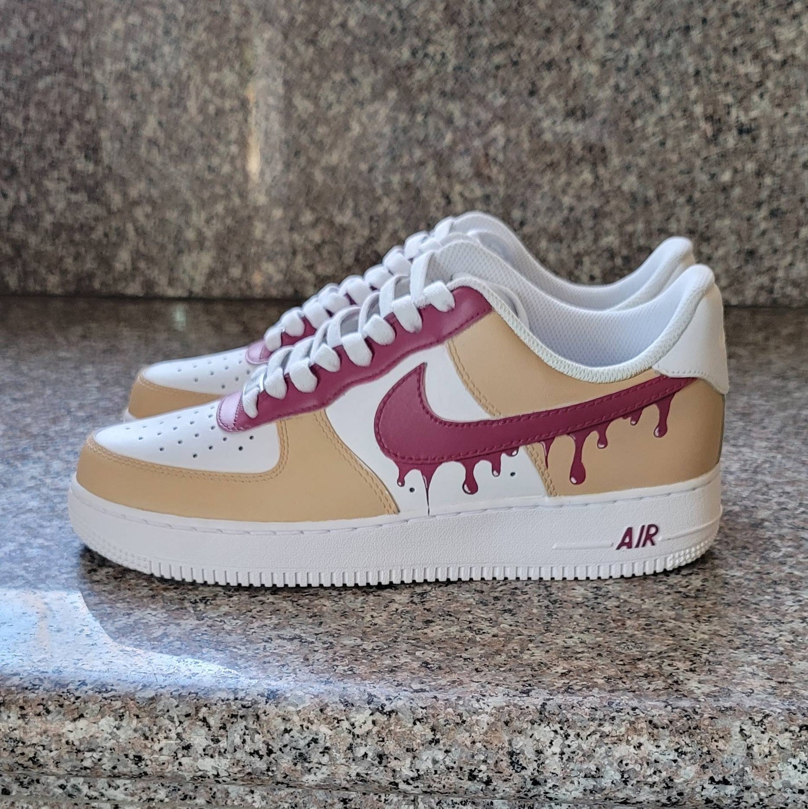 Drip Swoosh Nike AF1 - Customizable Sneakers, Open Commissions - Etsy