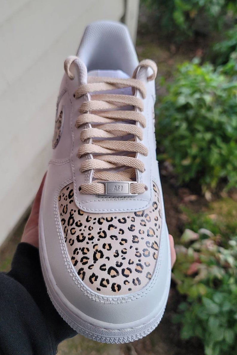 Custom Hand-painted Cheetah Nike Air Force 1 Sneakers - Etsy