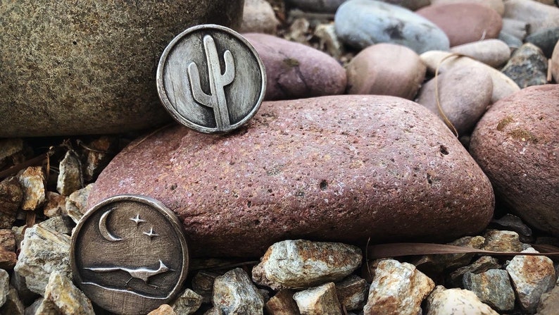 Desert Night Pocket Coin - Etsy