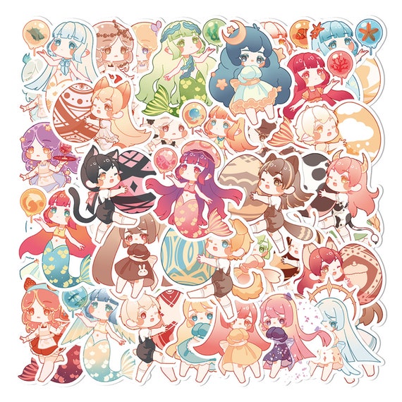 Cute Girls Stickers Pack Cute Girls Stickers Hand Draw - Etsy