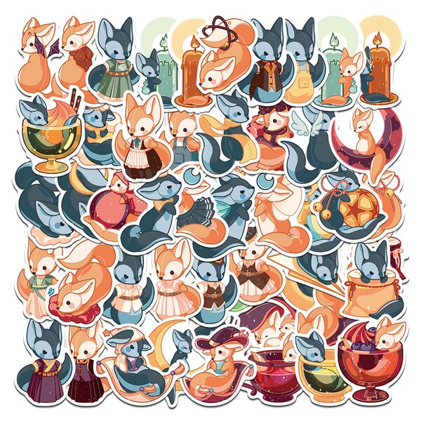 Fox Sticker - Etsy
