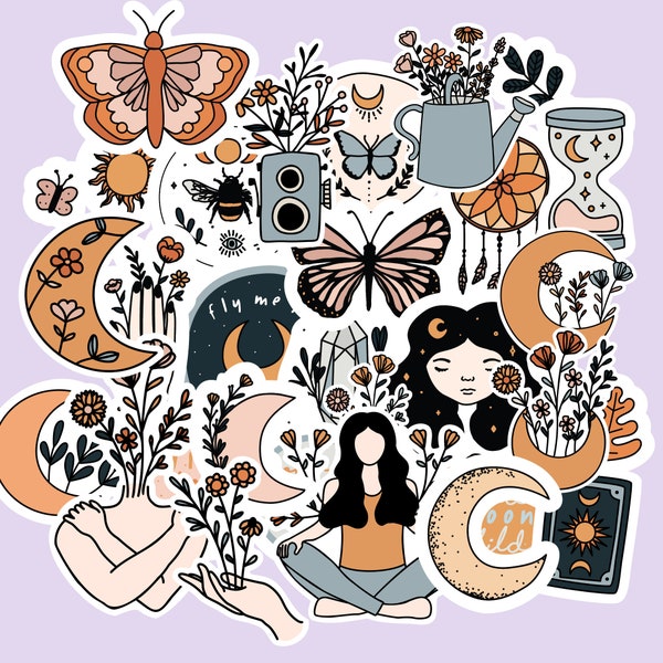 Mystical Stickers - Etsy