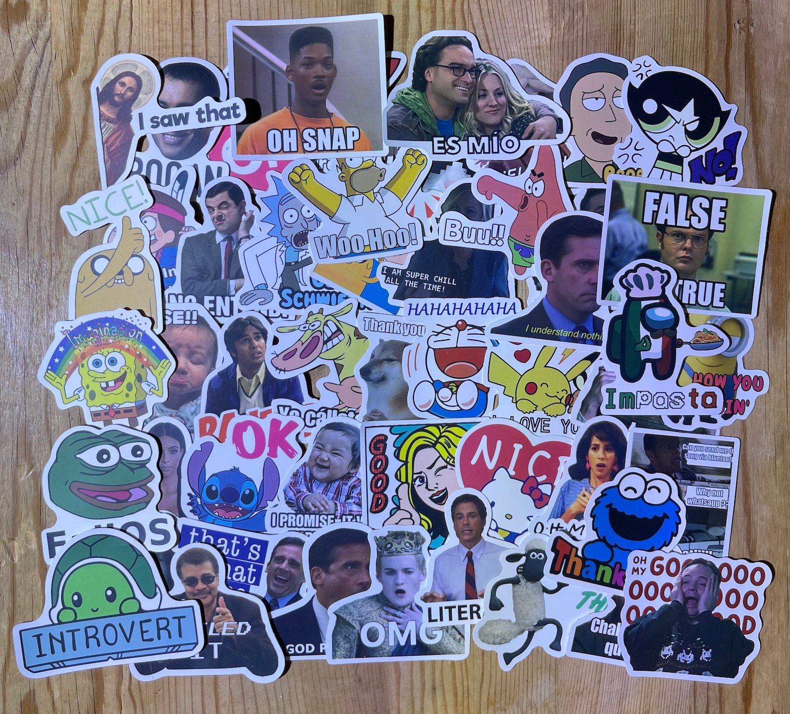 Meme Stickers Pack Emoji Stickers Funny Stickers Pack - Etsy