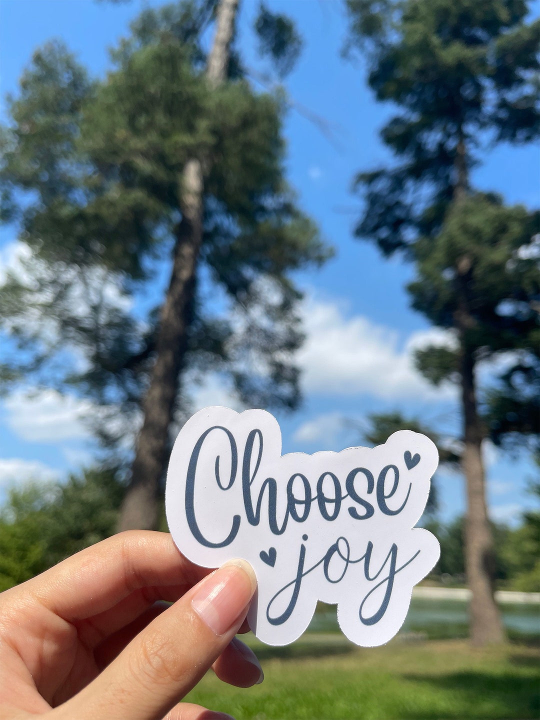 Choose Joy Sticker | Inspirational Quote Sticker | Motivational Quote ...