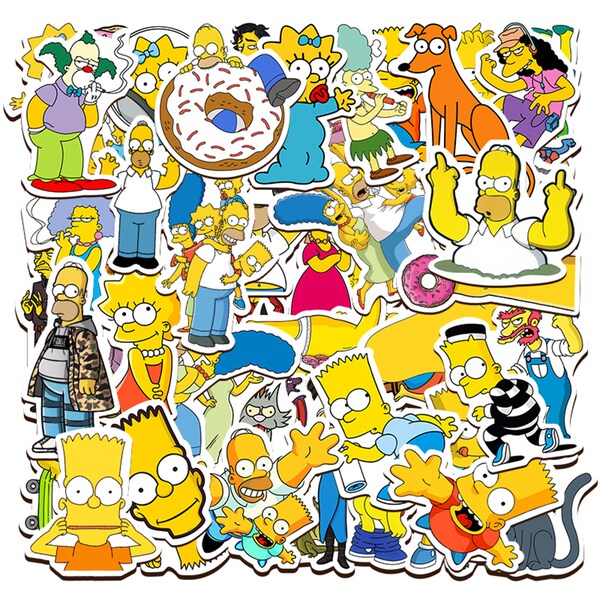 The Simpsons Decal - Etsy
