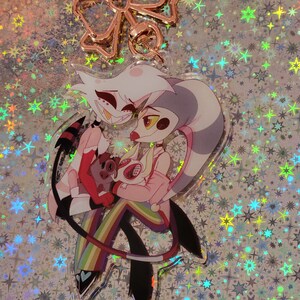 Kindred Spirits Angel Dust and Fizzarolli Keychain Ft. Fat Nuggets and ...