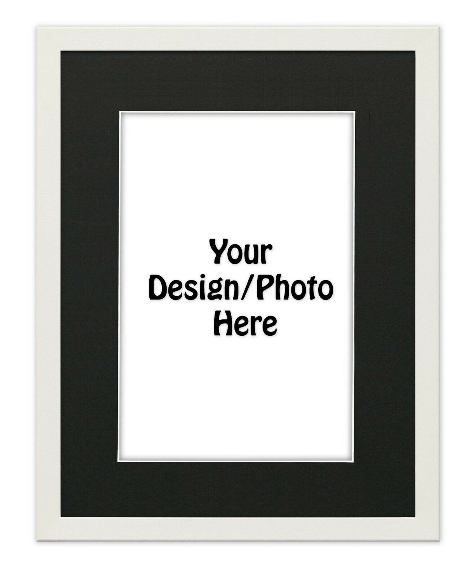 A2 A3 A4 A5 Black White Photo Poster Frames Picture Frame With White ...