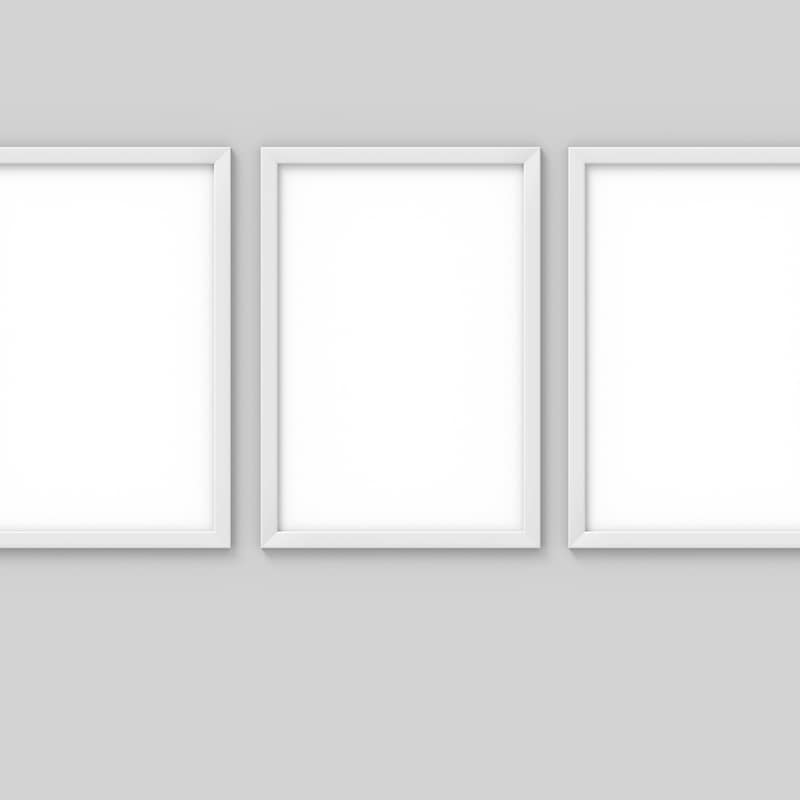 White Picture Frames - Etsy