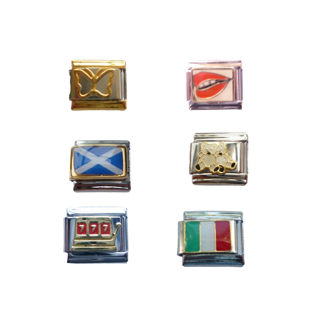 Various 9mm Italian Charm Links Fits All Design Classic Bracelet - Etsy UK