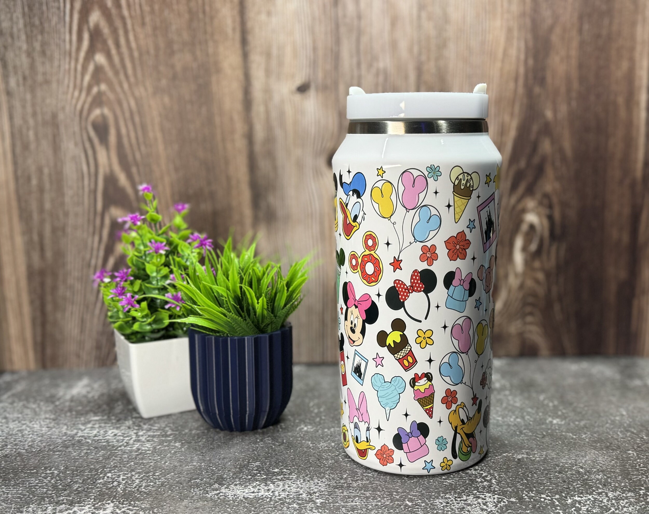 64oz Quencher Dupe Water Bottle Jumbo Theme Park Tumbler Magic Theme ...