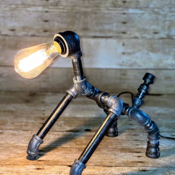 Pipe Lamp - Etsy