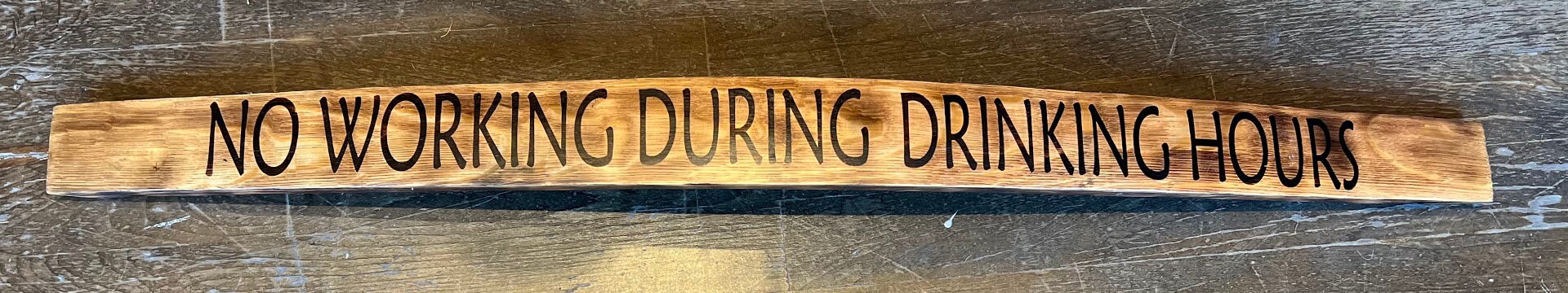 Whiskey Barrel Stave Sign/bourbon Barrel Wood oak Stave - Etsy Canada