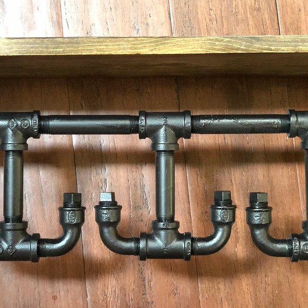 Black Pipe Shelf - Etsy