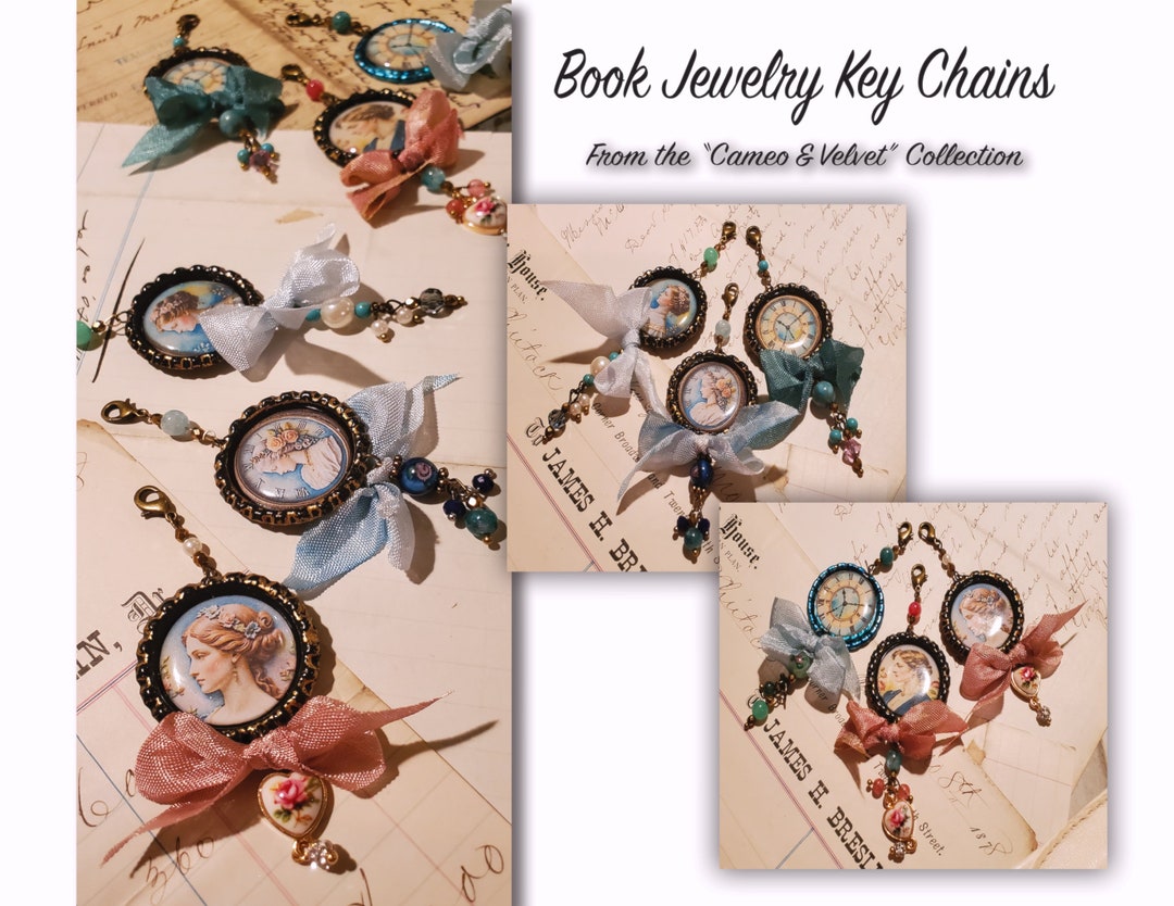 Baubles/trinkets, Book Jewelry for Embellishment of Junk Journals, Book ...