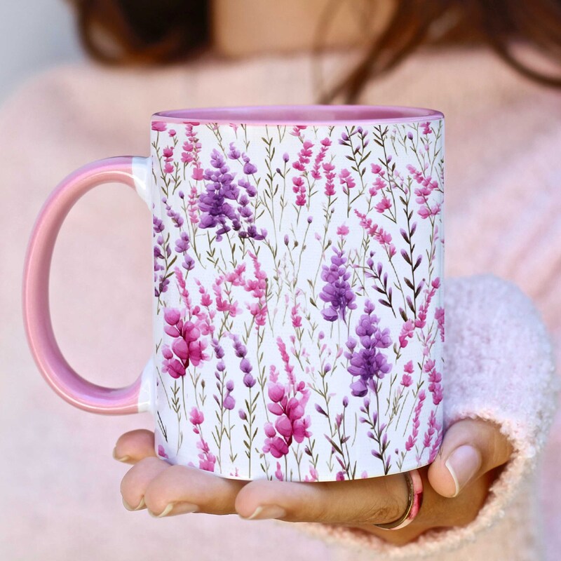 Floral Coffee Mug - Etsy