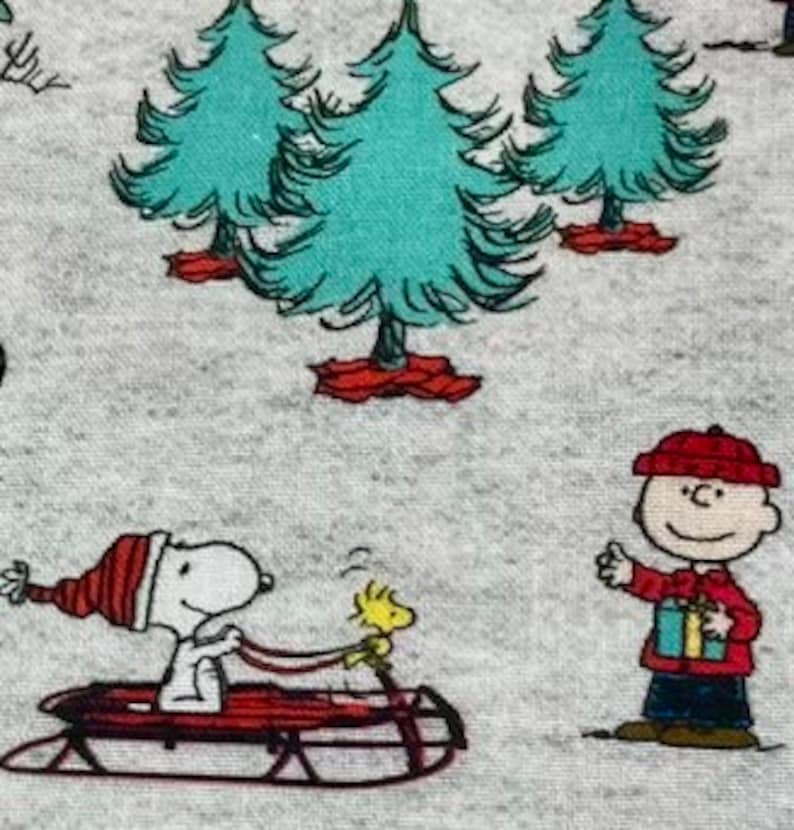 Peanuts Christmas Blanket and Gift: Snoopy, Charlie Brown, Handmade ...