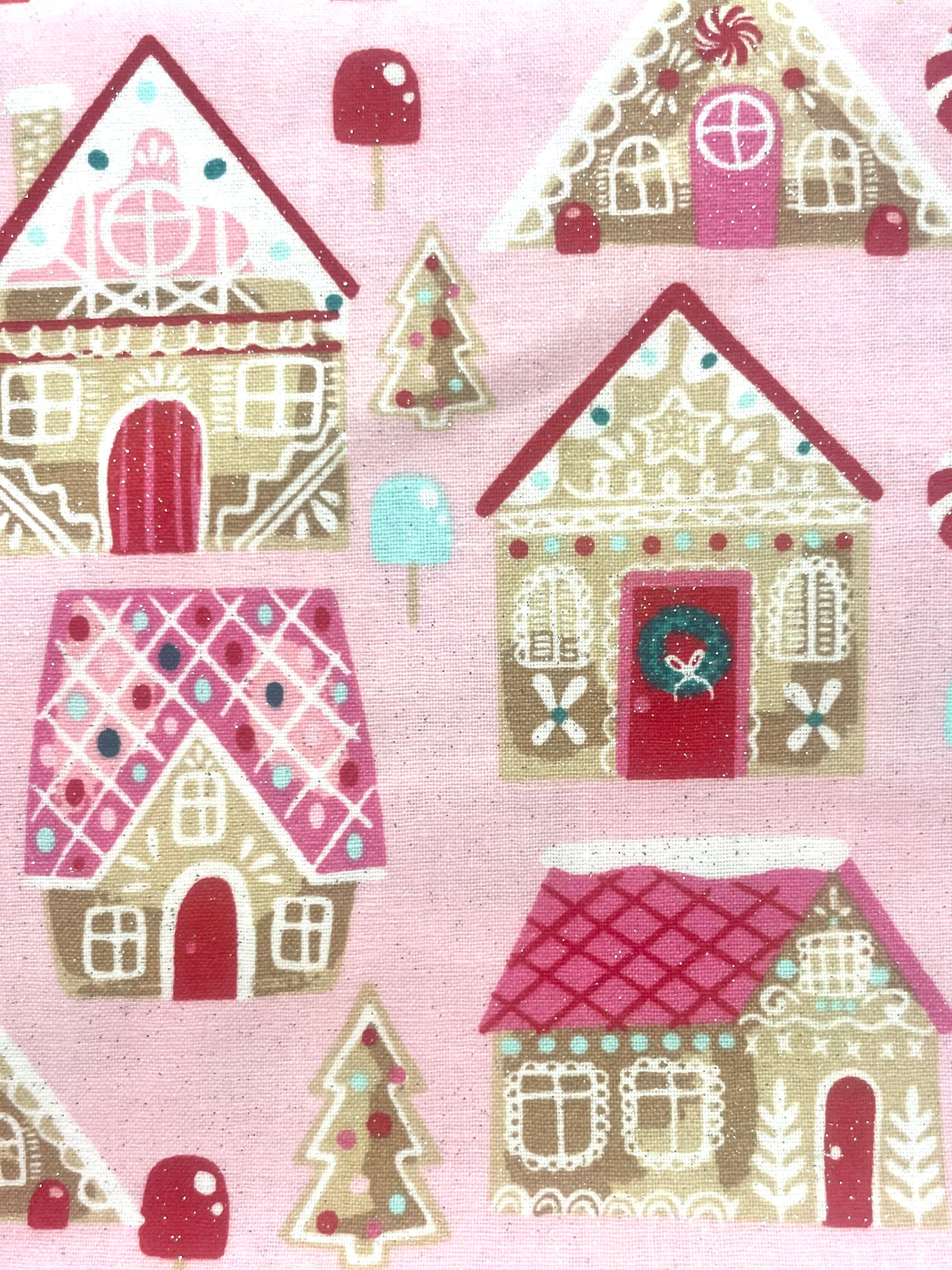 Beautiful Pink Gingerbread Houses Blanket and Decor - Etsy