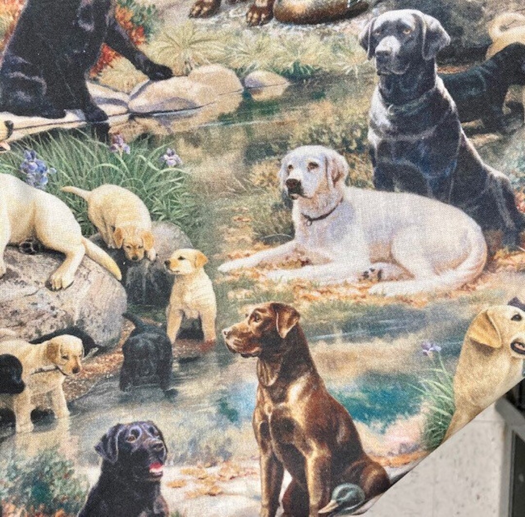 Handmade Labrador Blanket: Reversible Dog Lover Gift (46x36") - Etsy