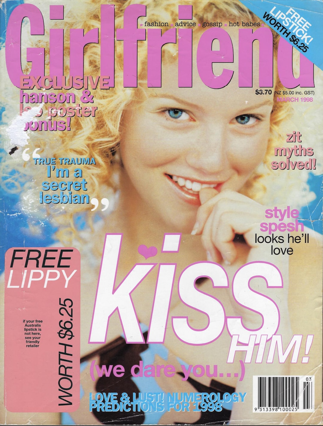 GIRLFRIEND Magazine MARCH 1998 - Etsy