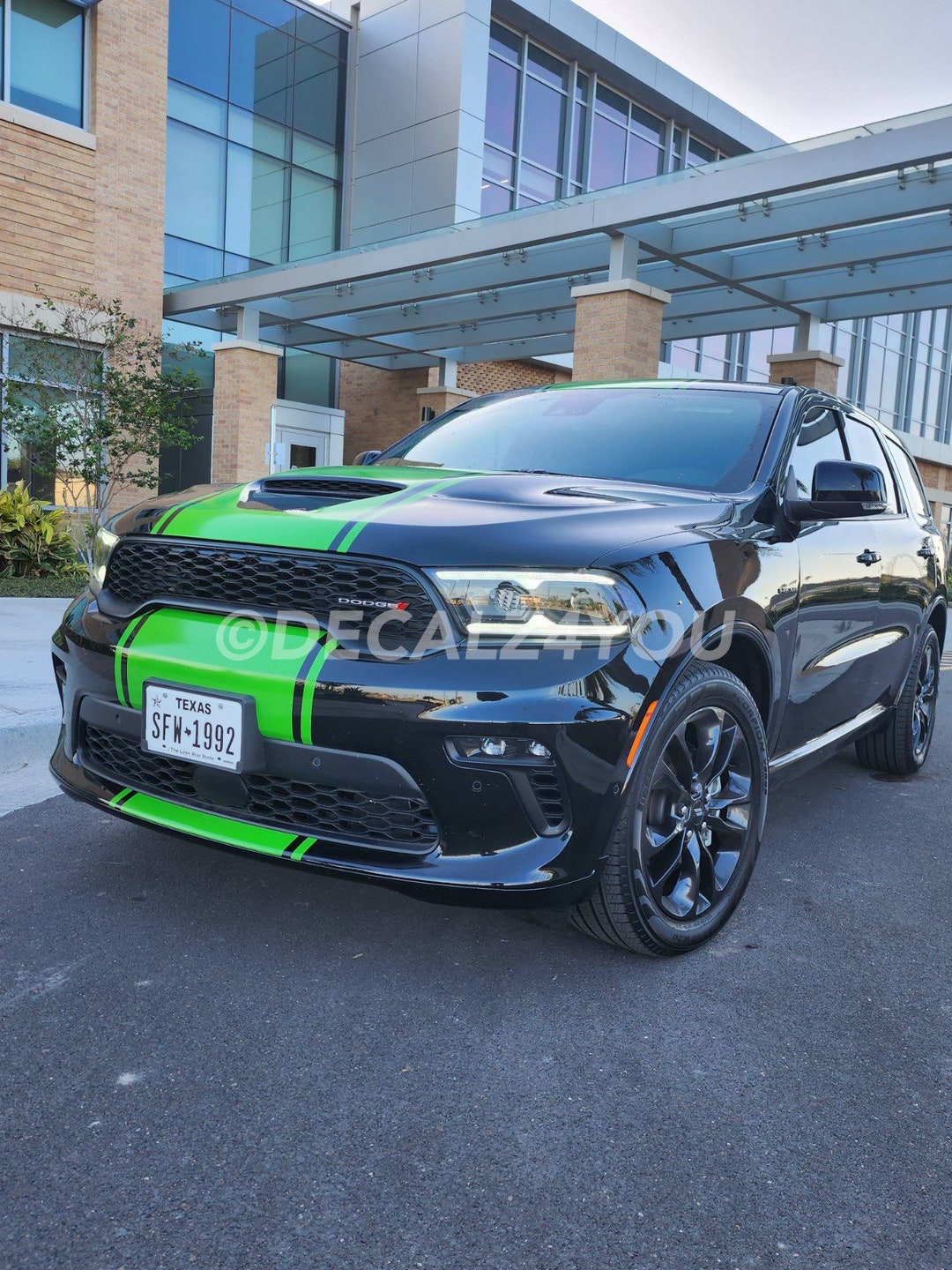 Fat Racing Stripe (PRE-CUT)& Pin Stripe (rally Stripe) Durango With ...