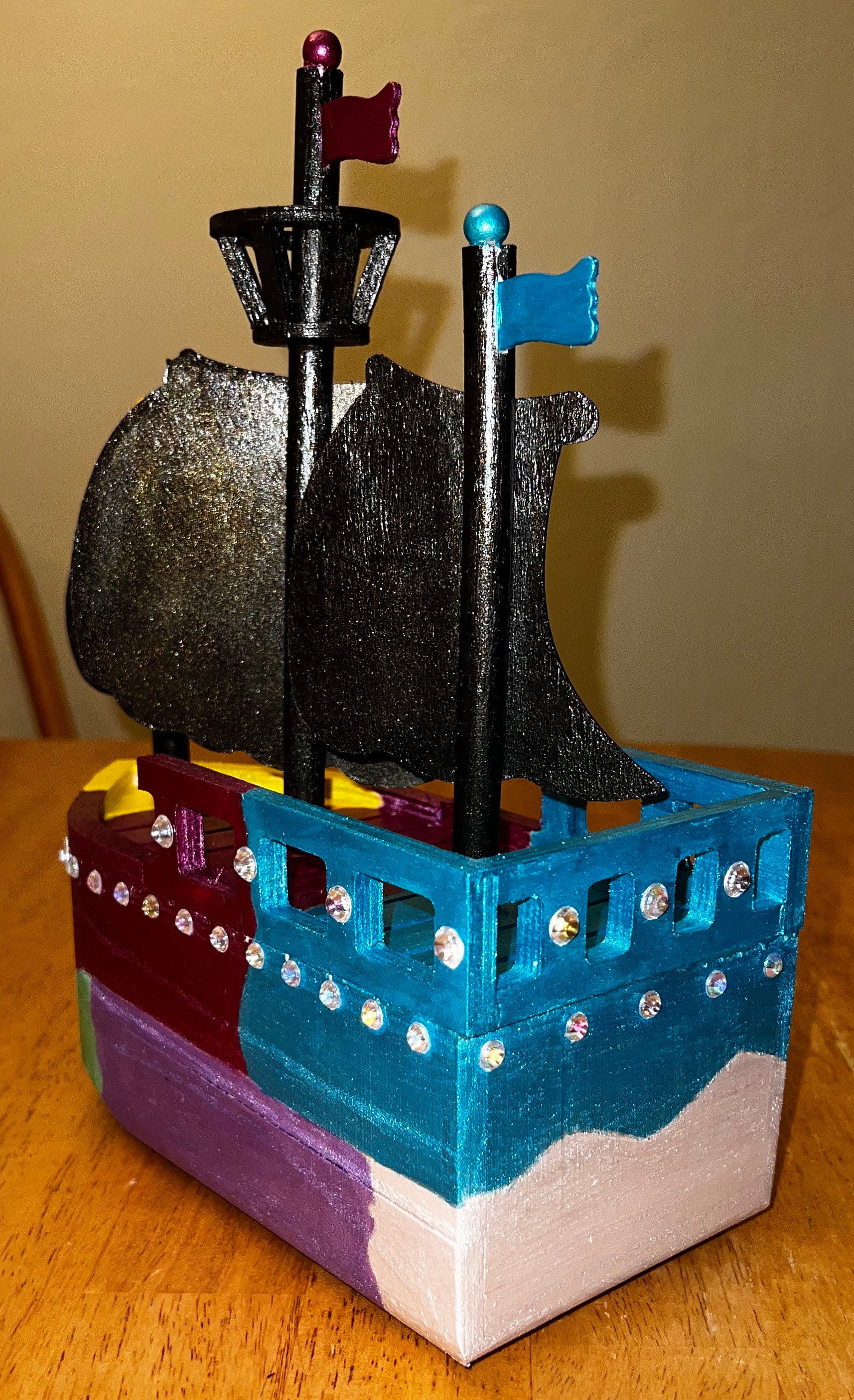 Colorful Pirate Ship Birdhouse - Etsy