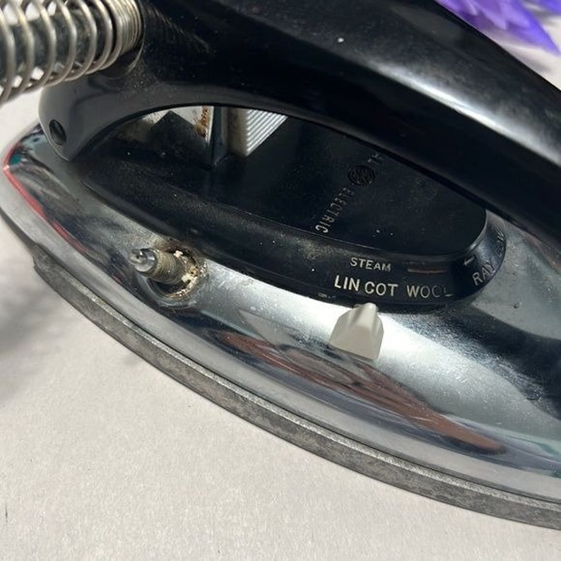 VINTAGE GE IRON - Etsy
