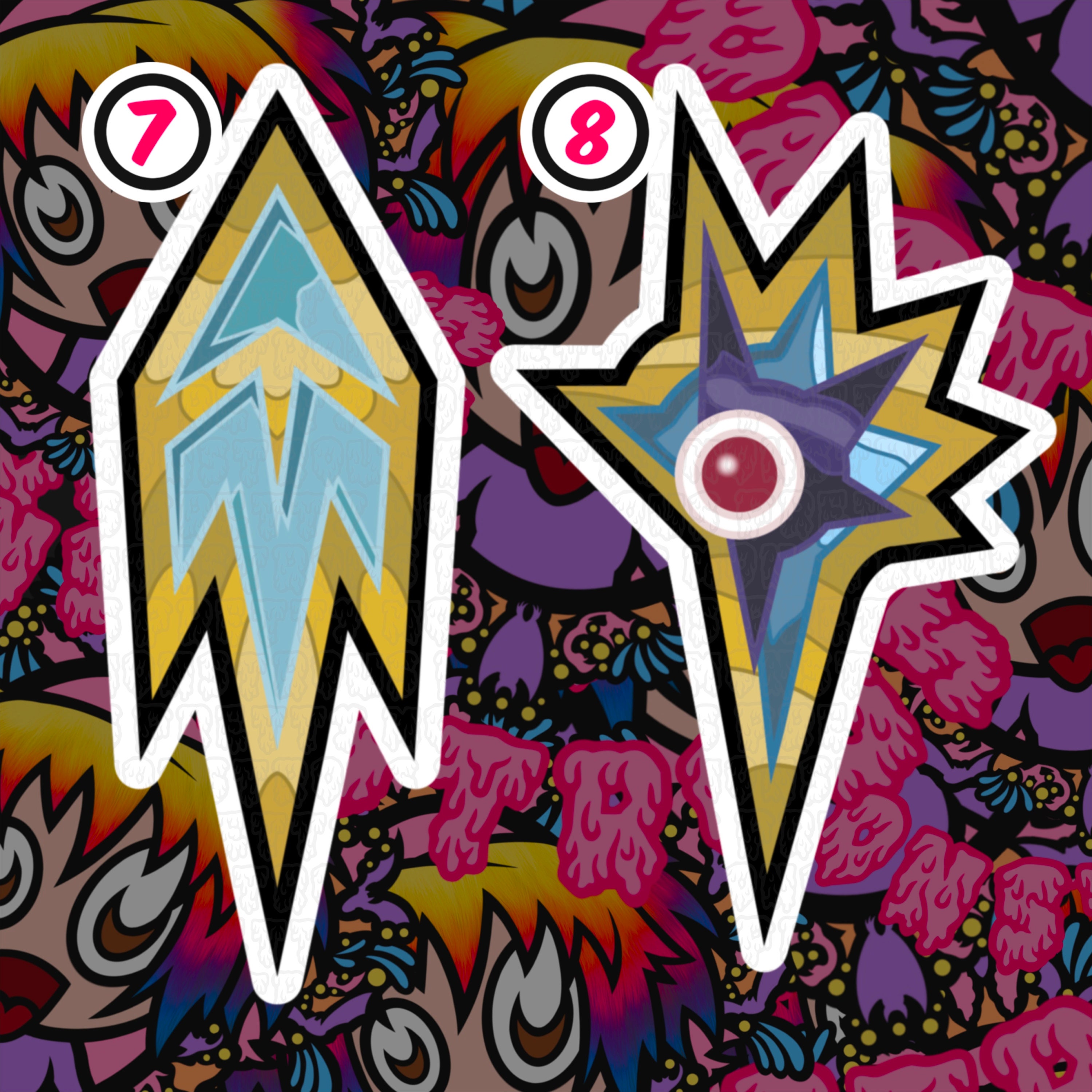 Unova Badges Water Resistant Stickers - Etsy