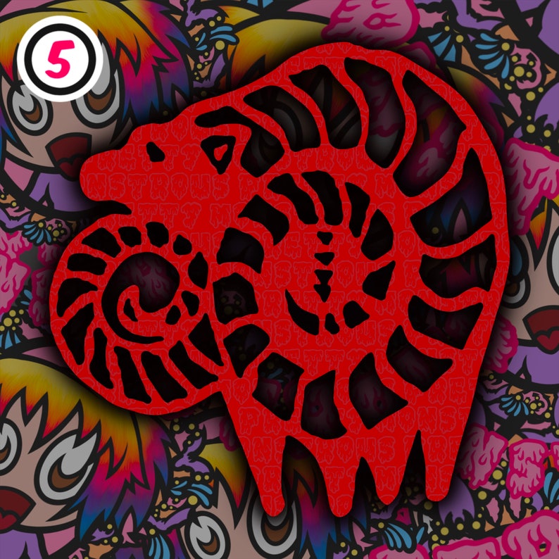 Deadly Sins Stickers Permanent Vinyl Decal Waterproof UV - Etsy