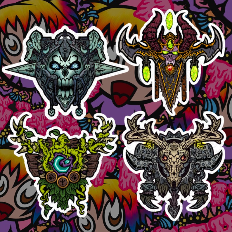 Class Crests Stickers Water Resistant Stickers - Etsy