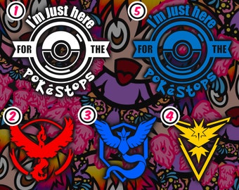 Pokemon Go Team Decal - Etsy